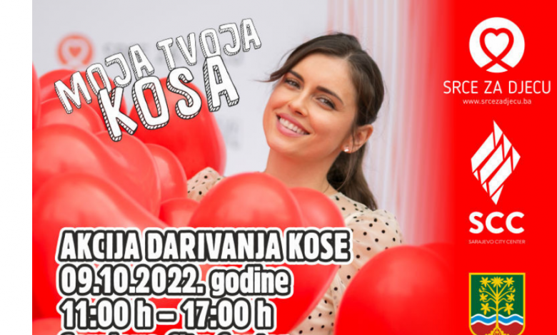 Humana akcija “Moja kosa tvoja kosa” u nedjelju u Sarajevu – TVSA.BA Humana akcija “Moja kosa tvoja kosa” u nedjelju u Sarajevu – TVSA.BA