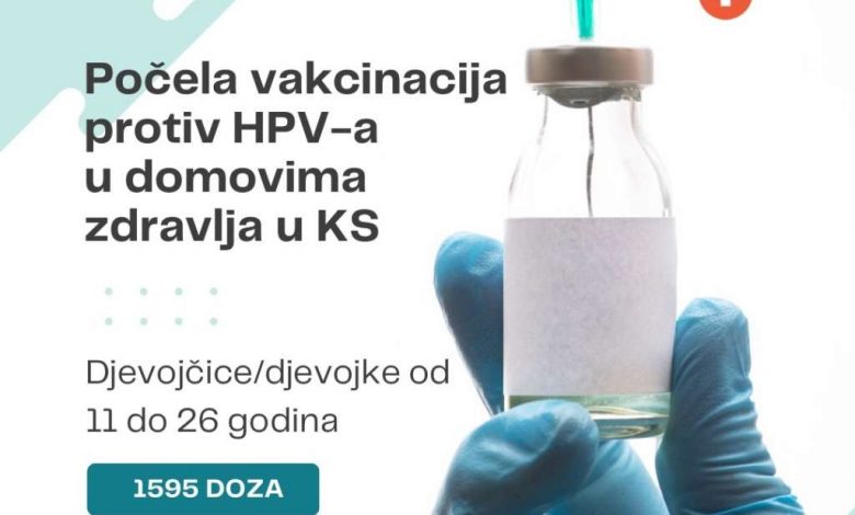 Počela vakcinacija protiv HPV-a u domovima zdravlja u Kantonu Sarajevo ...